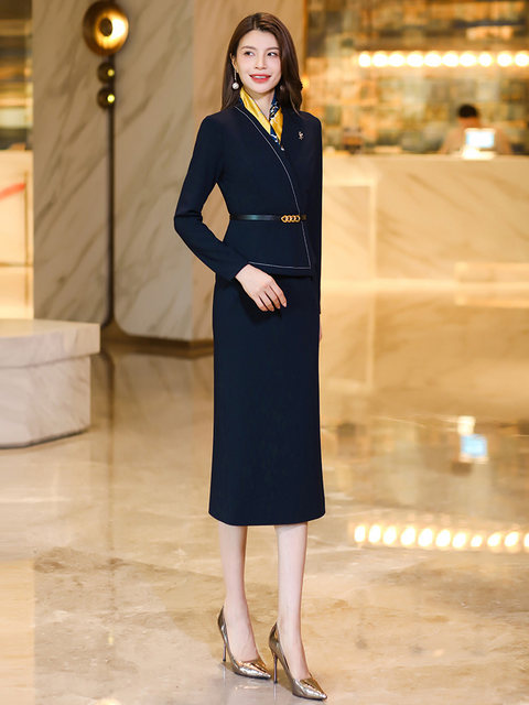 Blue Super Good-Looking Dress for Women, Classy 2025 Autumn Classy ...