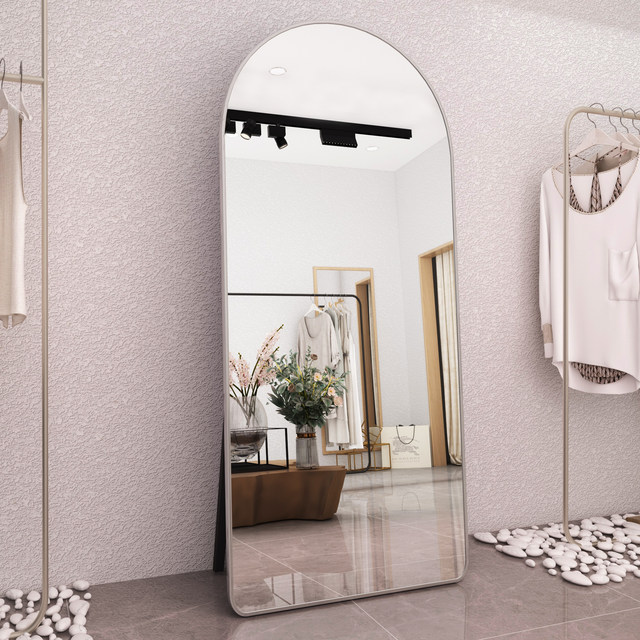 Clothing store mirror, full body mirror, arched fitting mirror ...