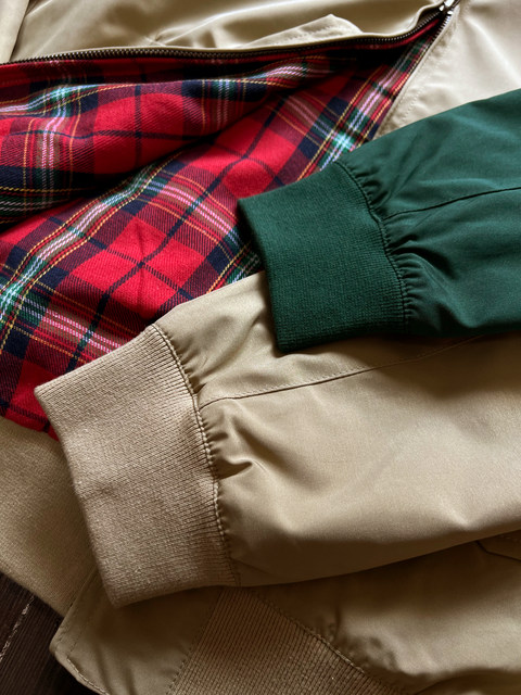 The main feature is a British green Harrington G9 jacket timeless ...