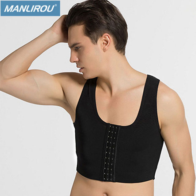 Men's shapewear invisible corset to flatten large and small chest ...