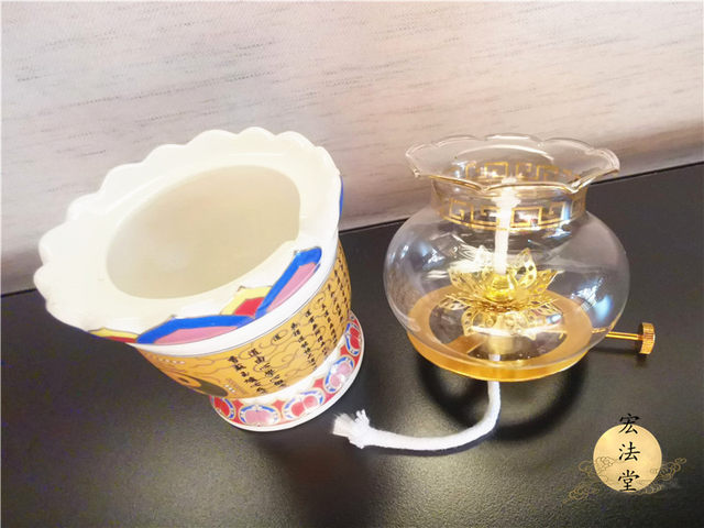 Taoist supplies oil lamp, butter lamp, seven-star lamp, Tai Chi Bagua ...