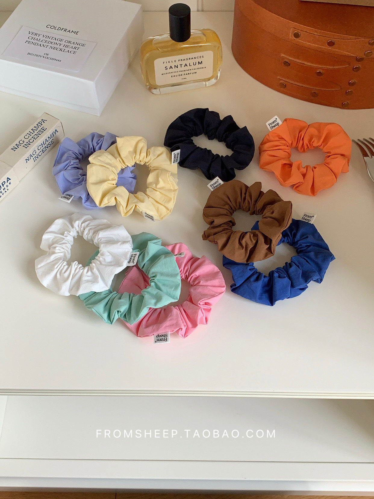 Customized model ~ Korean small large intestine hair ring female fat ...