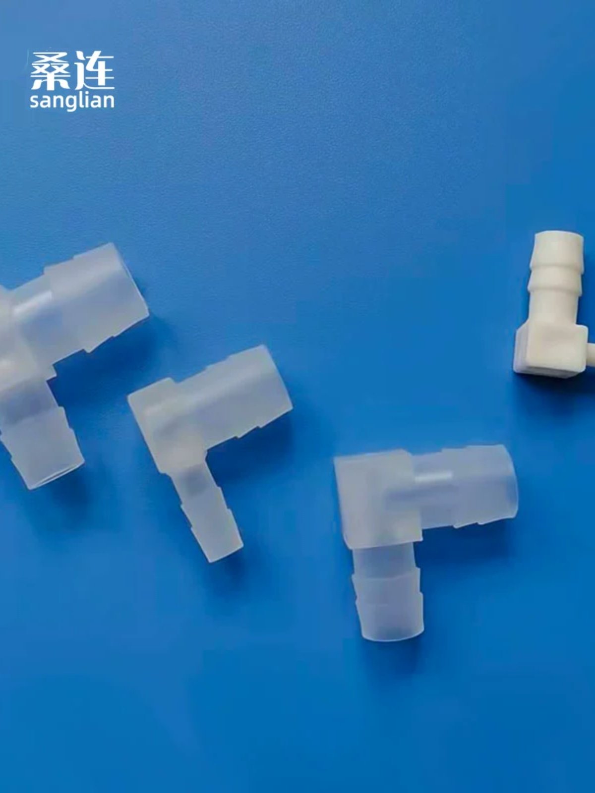Sl Plastic Pipe Elbow - 2-Way Right Angle Joint, 6-Turn Connector