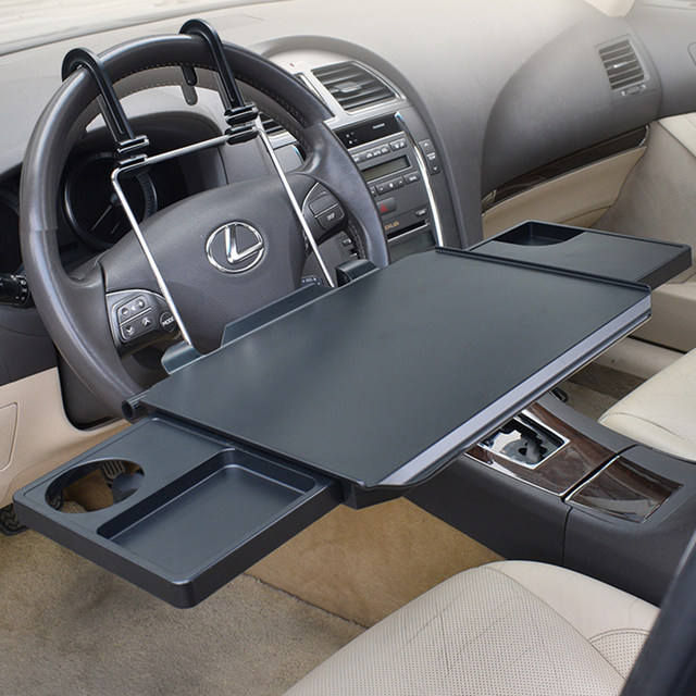 Car folding small table board car rear dining table computer notebook ...