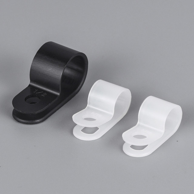 Wire fixing clip R-type wire clip thickened fixed wiring wiring cable ...