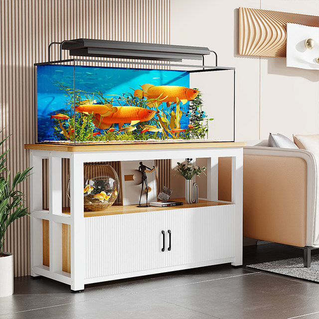 Simple household fish tank cabinet base cabinet living room small metal ...