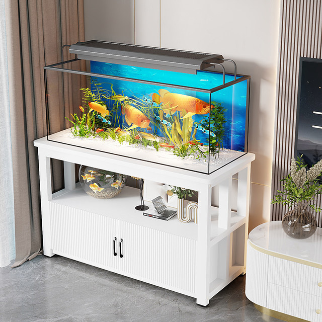 Simple household fish tank cabinet base cabinet living room small metal ...