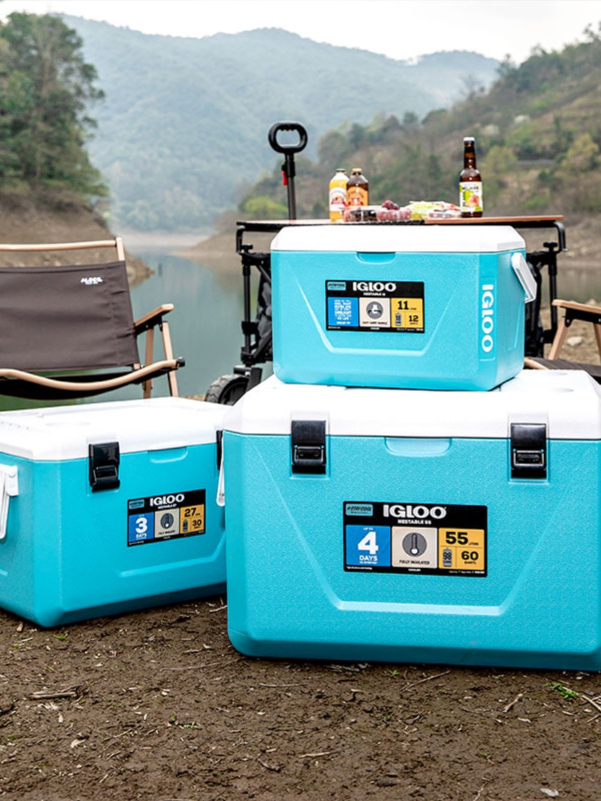 Igloo Camping Cooler Box - Insulated Storage for Outdoors