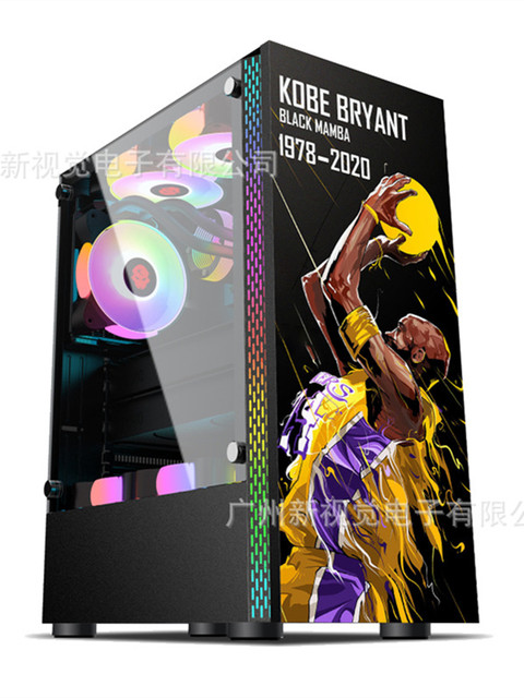 Play Jiaka Case ATX cartoon pattern decorative desktop computer main ...