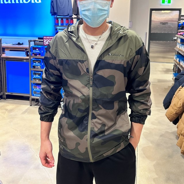 Columbia/Columbia men's outdoor trendy hooded contrasting color ...