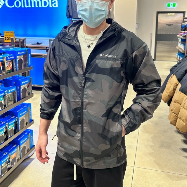 Columbia/Columbia men's outdoor trendy hooded contrasting color ...