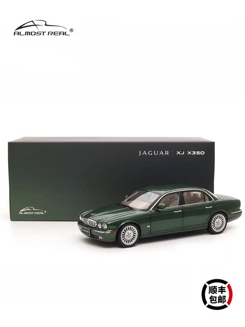 Almost Real Model 1:18 Metal Full Jaguar XJ6 (X350) car model green
