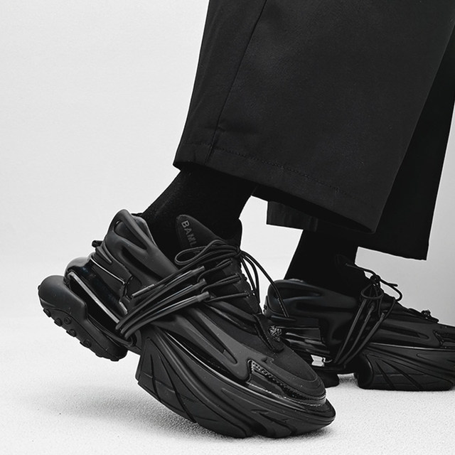 Niche Black Universe spacecraft Space Shoes Men's European Station ...