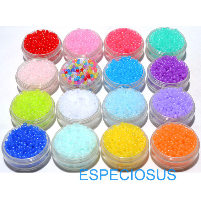 DIY jewelry accessories round acrylic rice beads bracelet beading ...