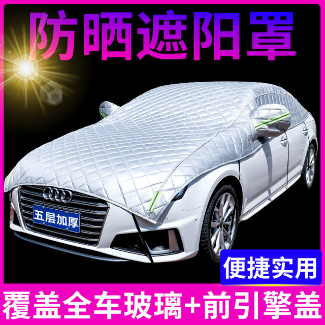 Car sunshade, sun protection and heat shield, front windshield sunshade ...