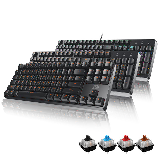 Daryou EK815 mechanical keyboard black green axis red axis tea axis ...