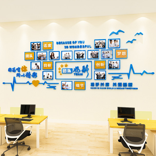 Employee style display photo wall company corporate office incentive ...