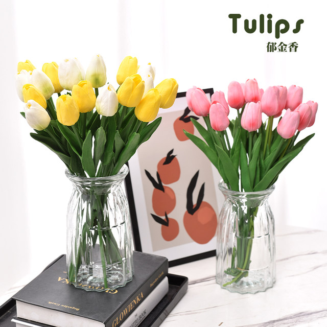 Tulip artificial flowers, artificial flower decorations, bedroom and ...