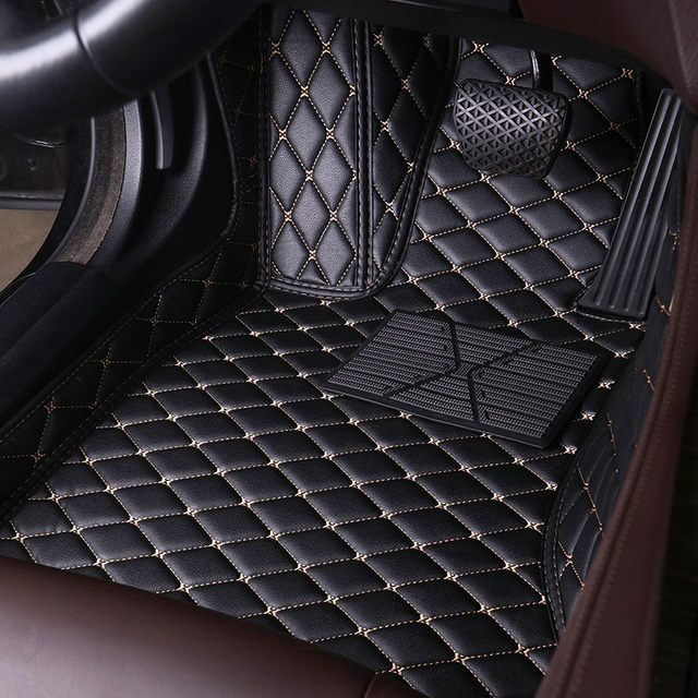 Fully surrounded car floor mats, single piece dedicated to the main ...