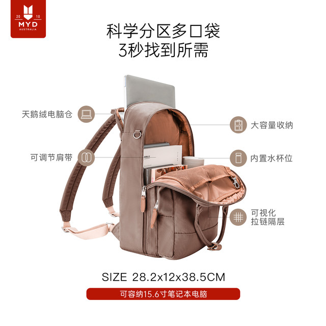 MYD Travel Backpack Women's Travel Lightweight 2024 New Design Niche ...