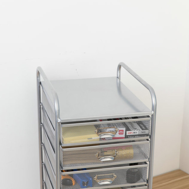 Iron A4 multi-layer file rack A3 drawer trolley office storage ...