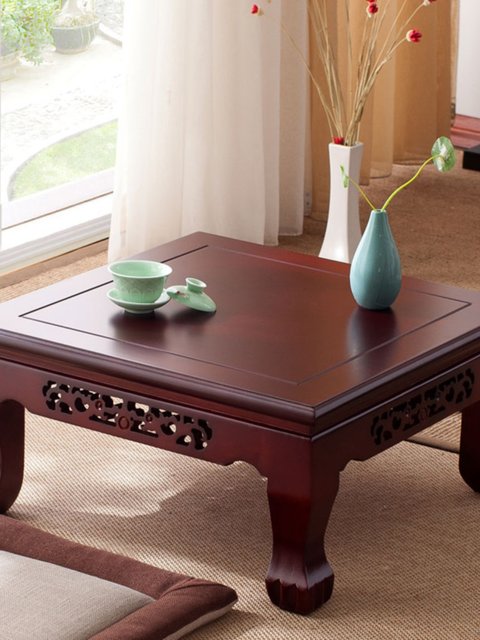 Hot Tatami Coffee Table, European-Style Bay Window Table, Solid Wood ...