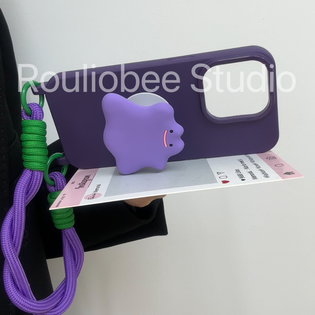 Zhao Lusi's same stand uses Apple 15 promax mobile phone case, simple ...