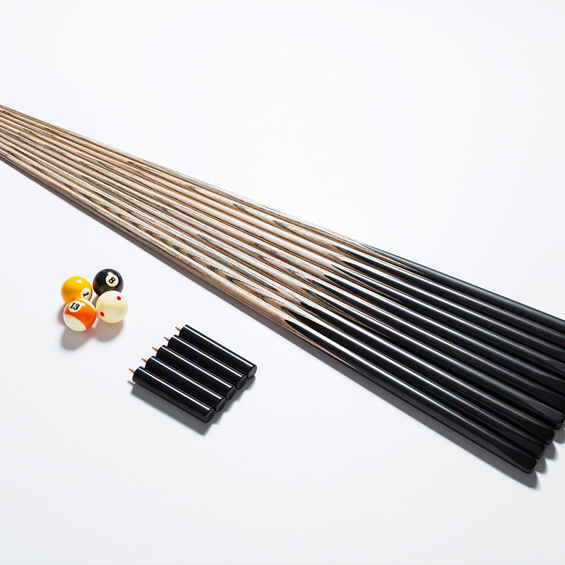 Cue Snooker Buatan Tangan Lao Li - Kayu Ebony & Ash - Kelab Tunggal