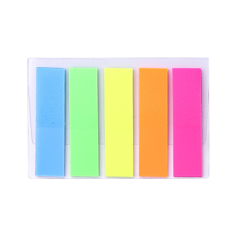 Sticky Notes Index Label Paper Can Write Marks Small Plastic Bookmark ...