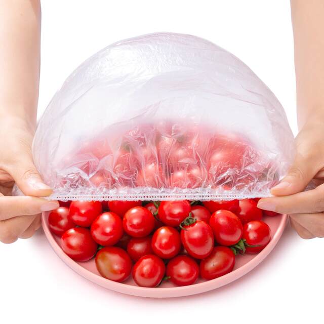 Plastic wrap household food grade disposable elastic mouth refrigerator ...