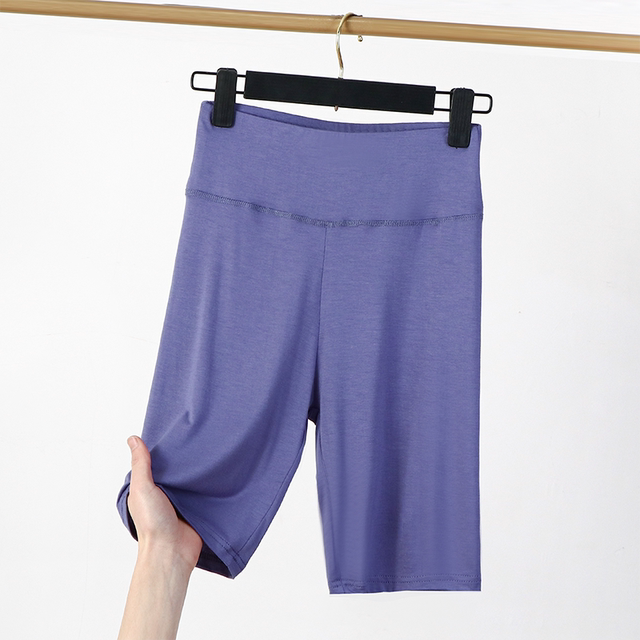 Modal high waist tummy control leggings women's safety pants shorts ...