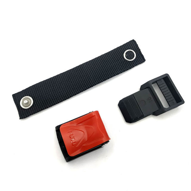 Electric motorcycle helmet helmet chin buckle three-section buckle lock ...