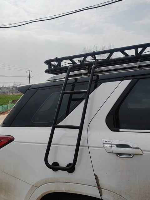 SUV car roof rack ladder, roof frame side ladder assist ladder climbing ...