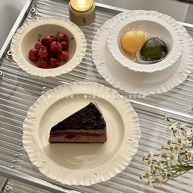 Miss Sugar French INS Wind Ceramics Plate Family High Famous Discard Date