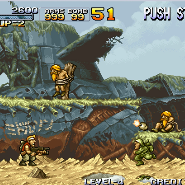 Metal Slug 1-7 generation +x Android Apple ios mobile version single ...