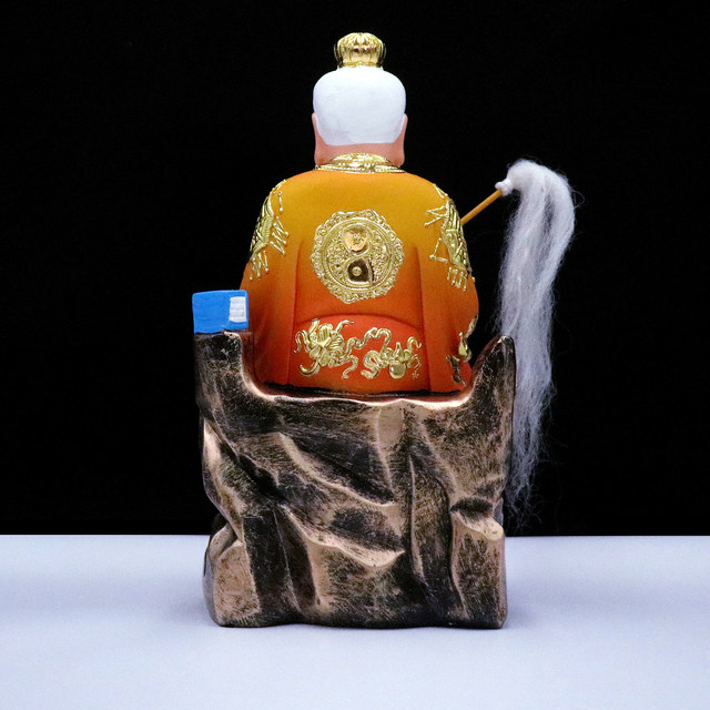 Resin statue of Hongjun ancestor god statue white-haired old man ...