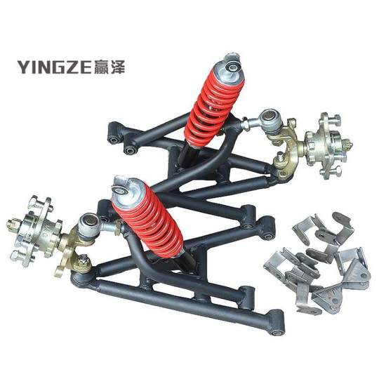 Diy beach car rocker arm montage för fyrhjulig gokart