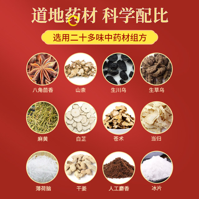 Modified musk bone-strengthening analgesic plaster rheumatic joint anti ...