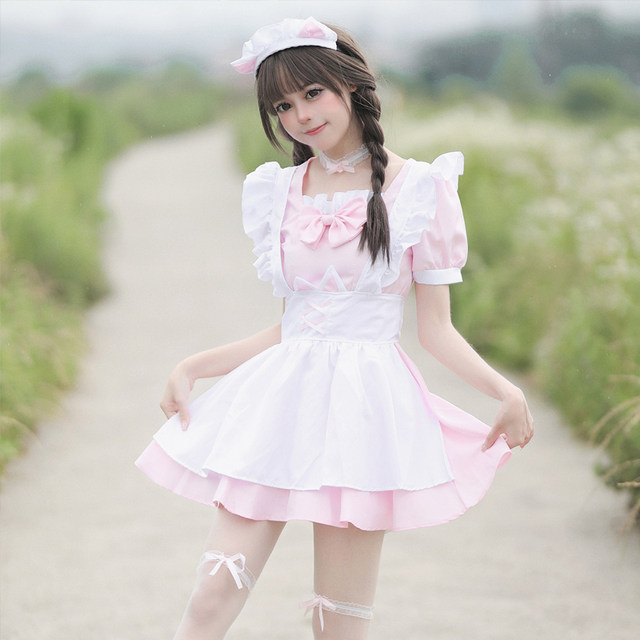 2D maid outfit cos cute maid cat big guy lolita dress lolita cosplay ...