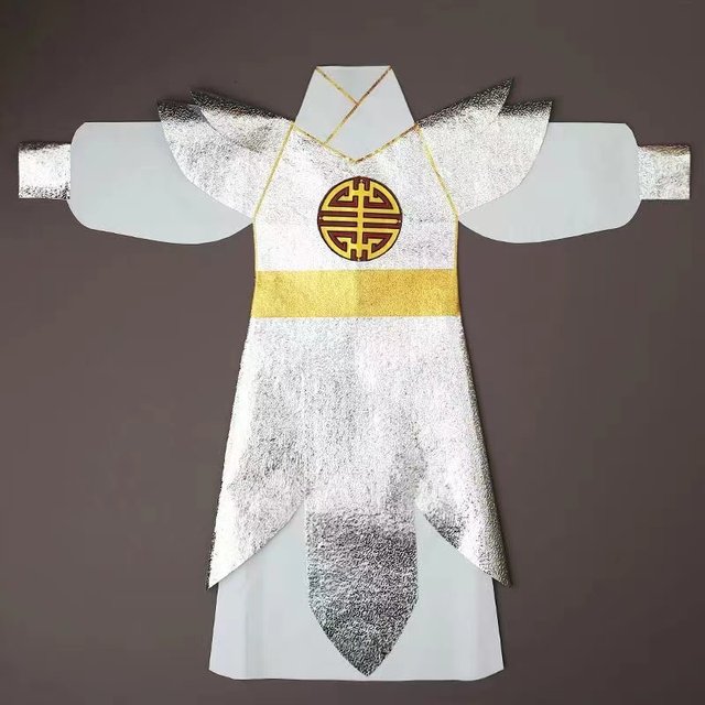 Xianjia Paper Clothes Gold Armor Battle Robe Armor Battle Clothes Armor ...