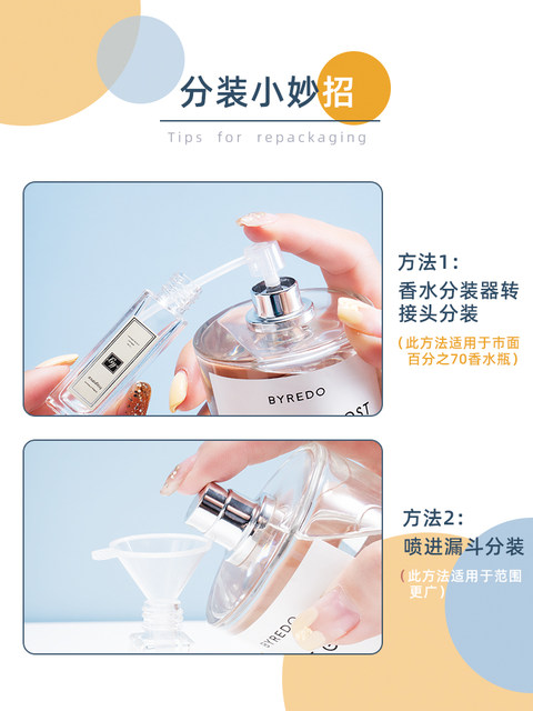 Glass Perfume Refill Bottle, High-End Portable Exquisite Spray Bottle ...