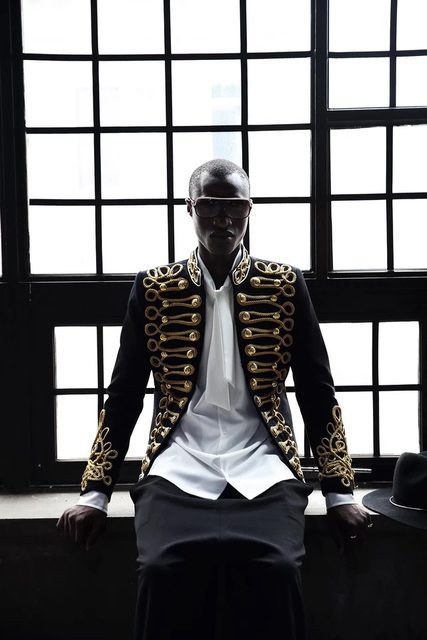 Catwalk new style gold rope slim jacket palace gentleman small suit ...