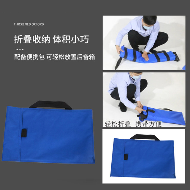 Hospital stretcher folding multi-functional thickened canvas soft ...