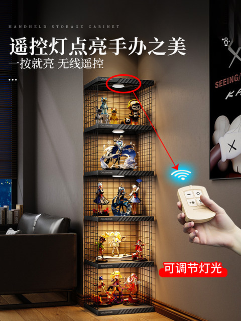 Hand display cabinet Gundam storage shelf household Bohochi 仿 仿 手 手 手 手 ...