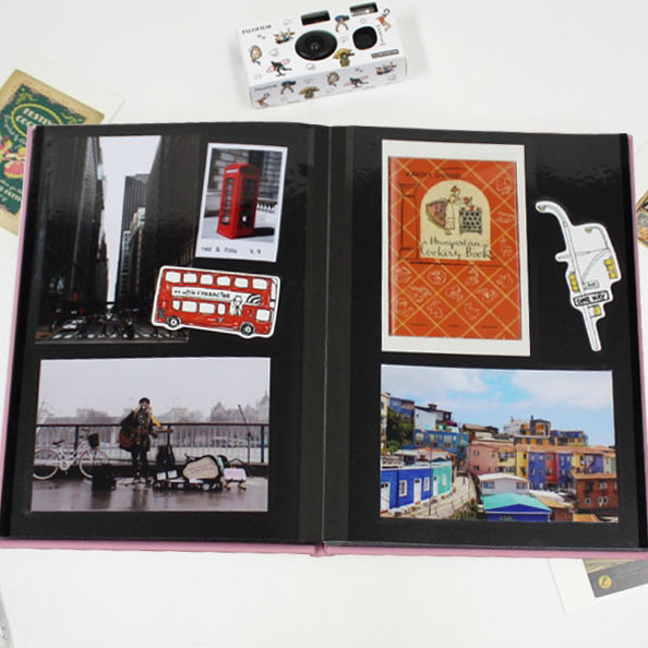 Korean photo album that records life, diy hand-made sticky photo album ...