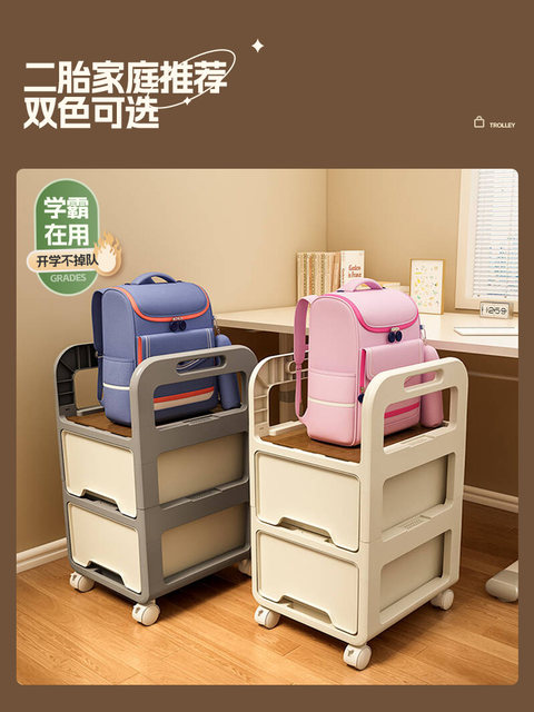 Movable Backpack Storage Rack, Floor-Standing Home Bookshelf for ...