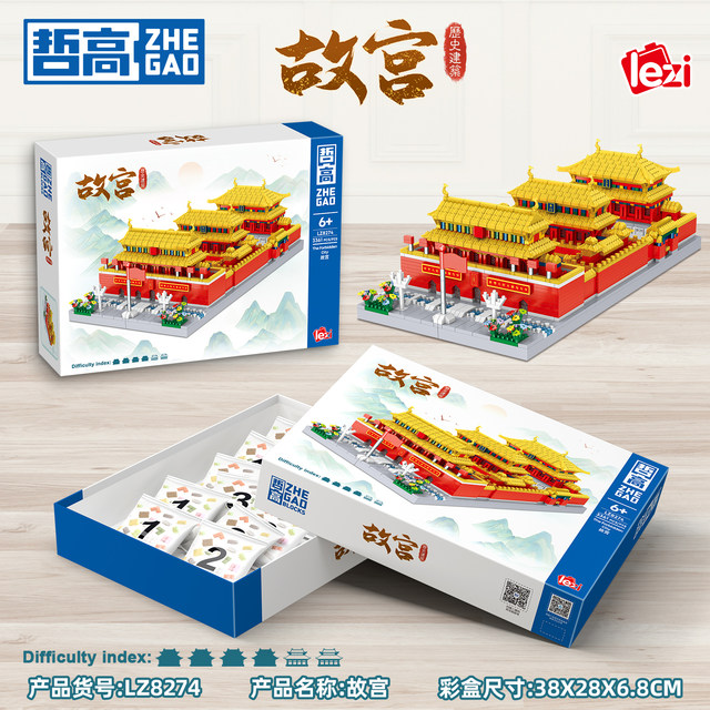 Chinese building blocks micro-particles ancient architecture Forbidden ...