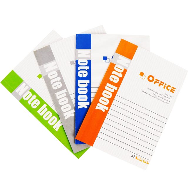 Office supplies A5 soft copy notebook wireless glue bound soft copy ...