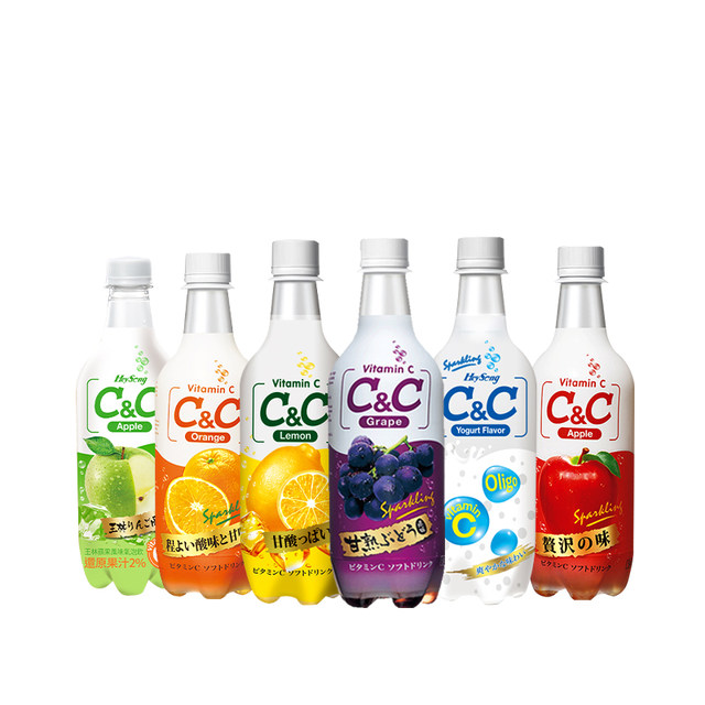 Taiwan Heisong imported CC grape -flavored carbonated beverage 6 ...