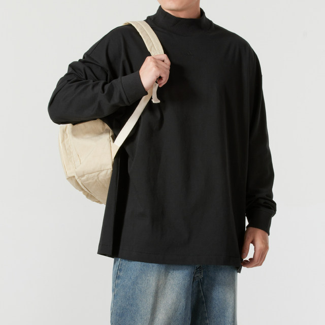 Adidas long-sleeved T-shirt men's and women's clothing 2024 winter ...